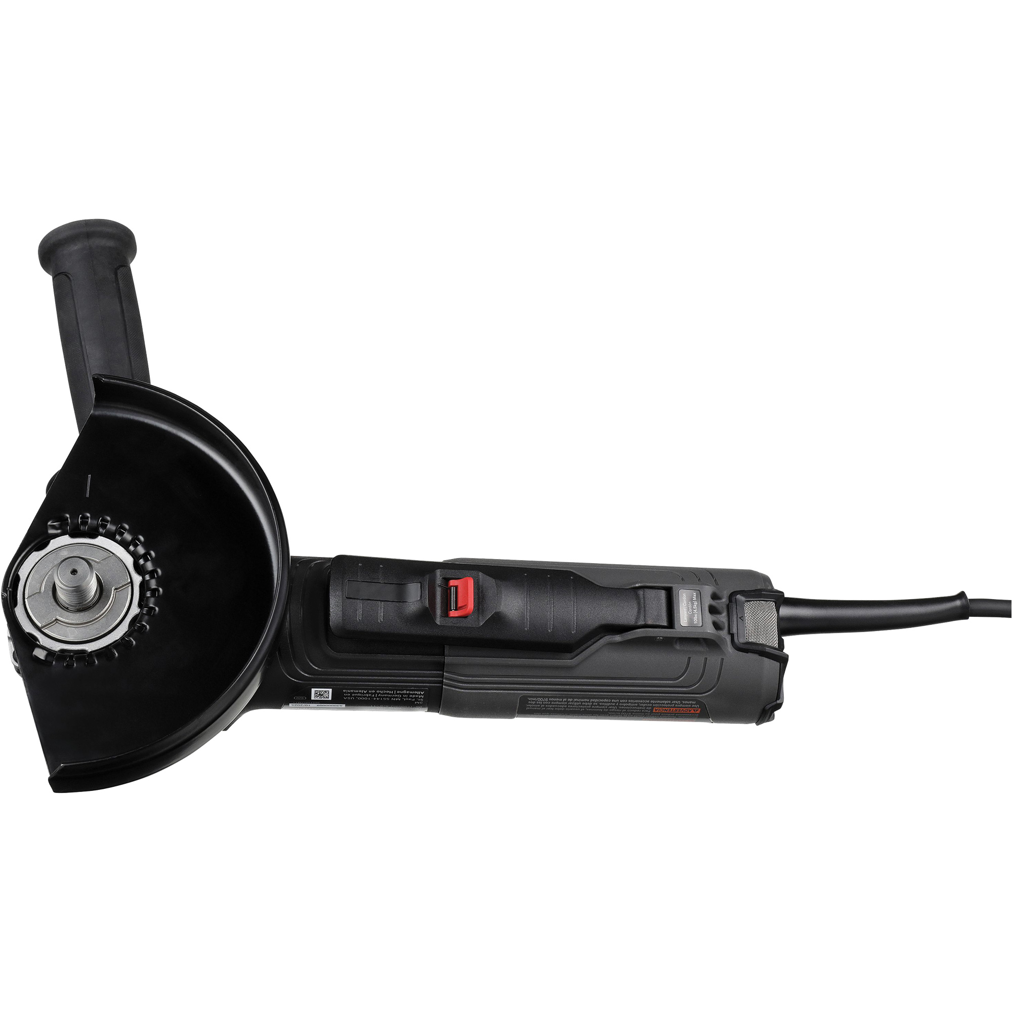 3M Electric Angle Grinder with Paddle Switch, 6", 120 V, 9300 RPM ...